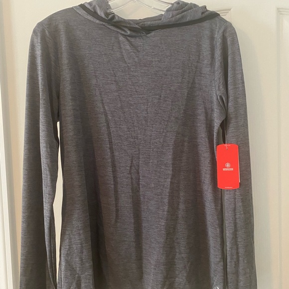 bcg | Tops | New Grey Hooded Top With Black Trim | Poshmark
